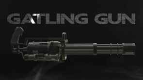 ArtStation - GATLING GUN