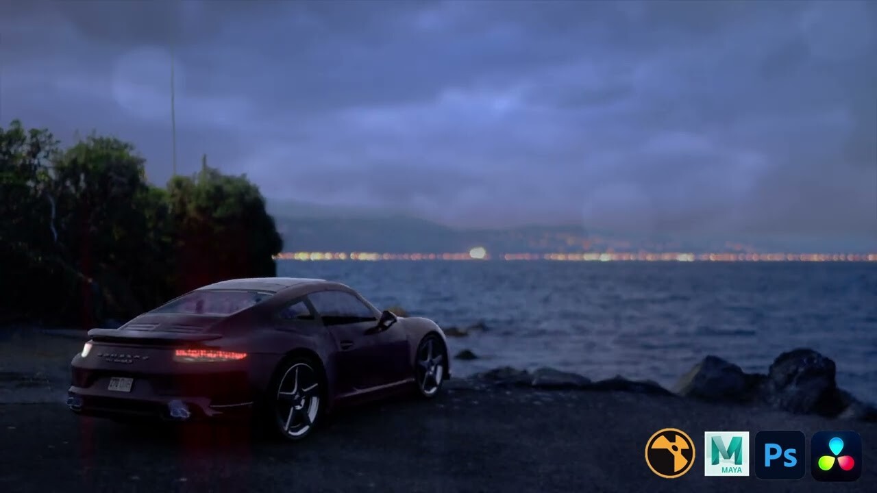 ArtStation - VFX Car Render