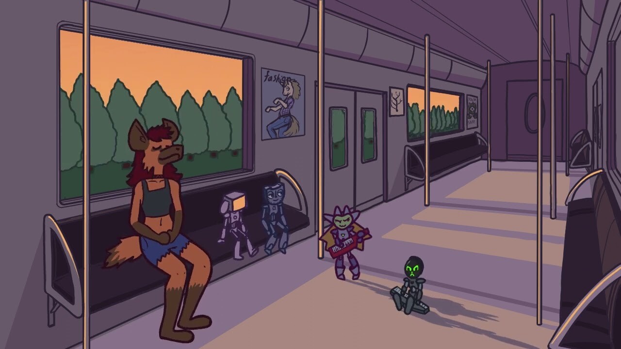 ArtStation - Zaíra & the BeatBots - Subway
