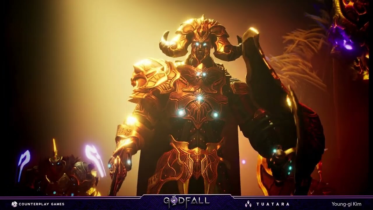 ArtStation - GodFall: Fire and Darkness VFX reel Cinematic Boss Intro
