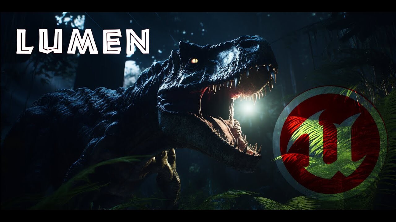 Artstation - Jurassic Park - Trex Entry- Lumen
