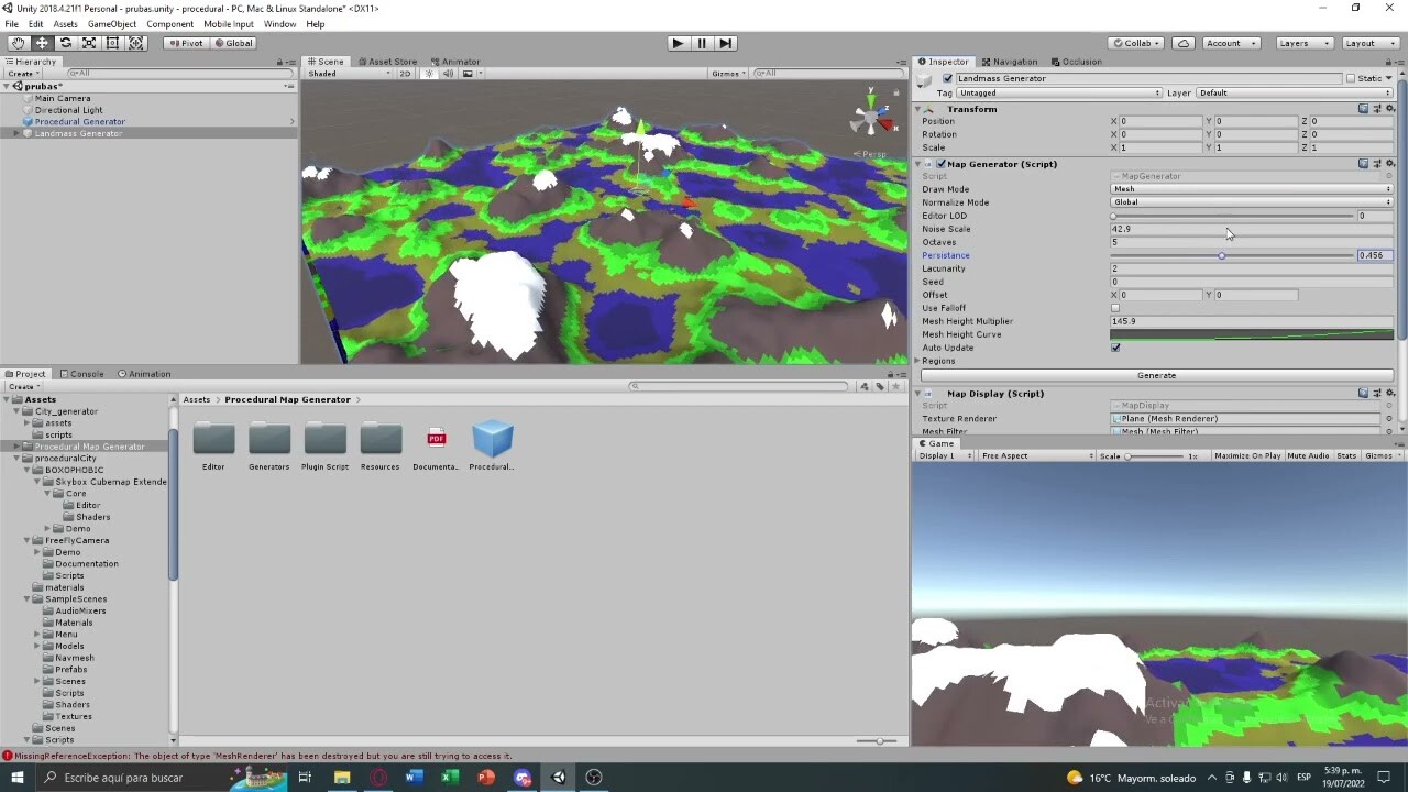 Jonathan Rodrigo Castillo Rocha - Unity Procedural Generator Proyect