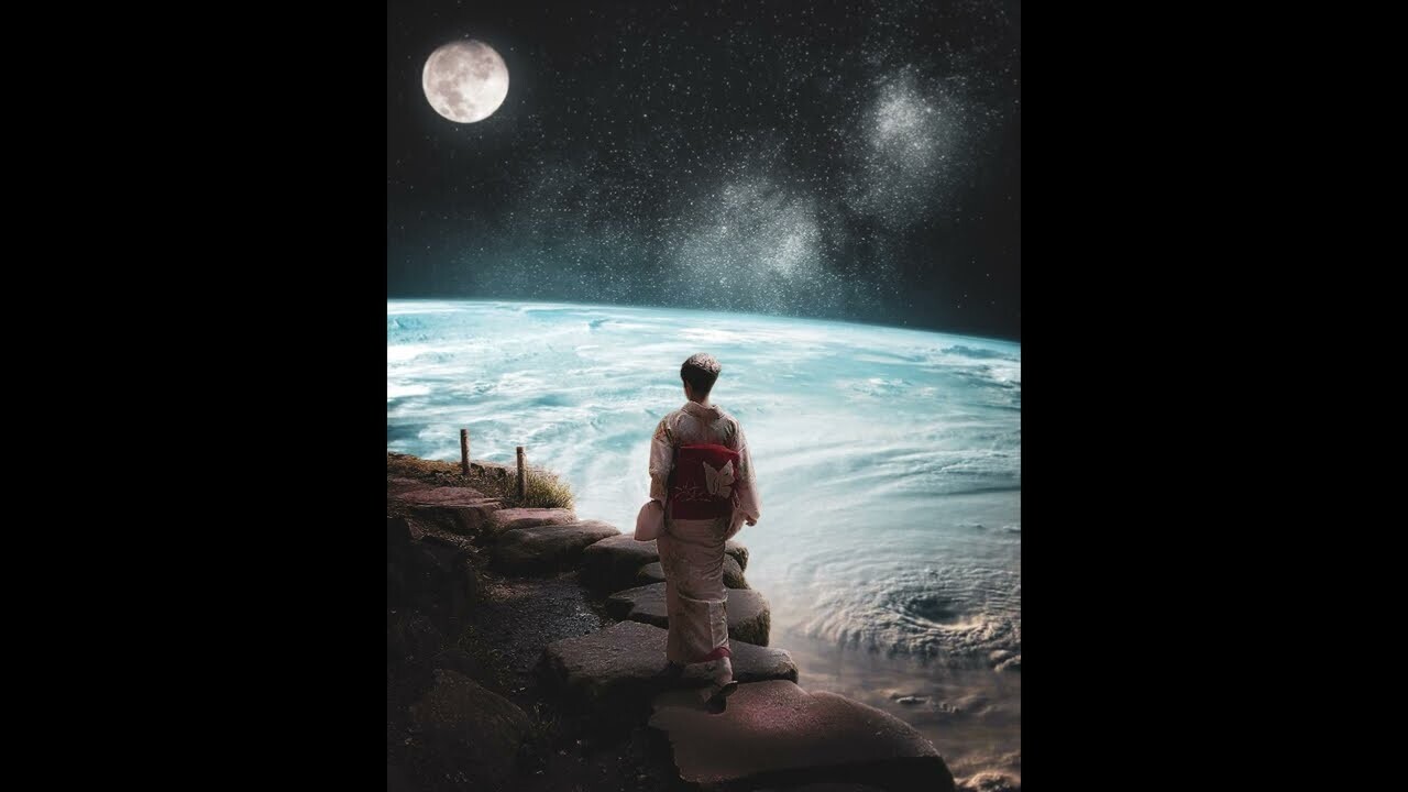 ArtStation - Kimono Beauty In Outer Space