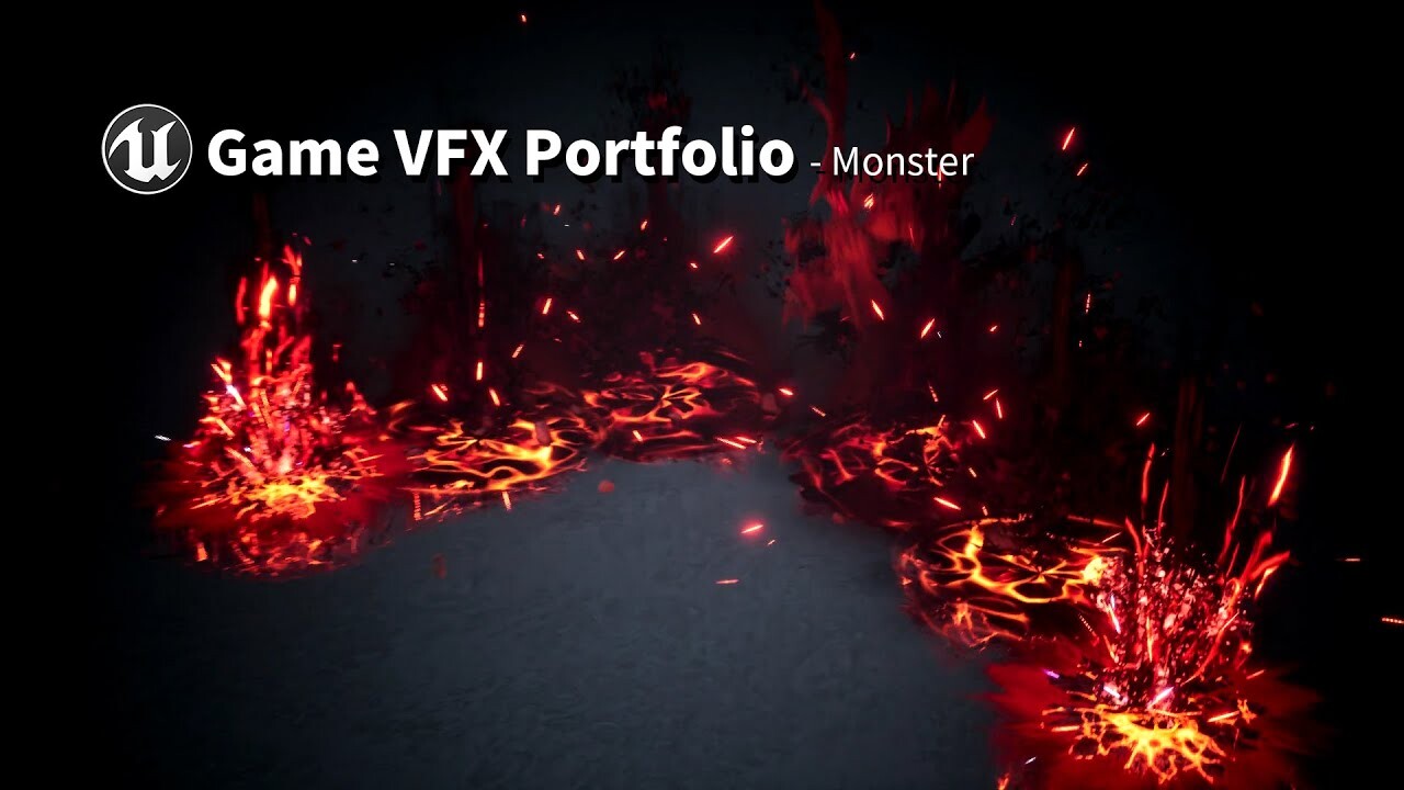 ArtStation - UE4 Game VFX Portfolio - Monster