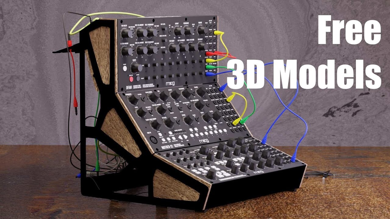 ArtStation - Moog Semi Modular 3D Asset Pack