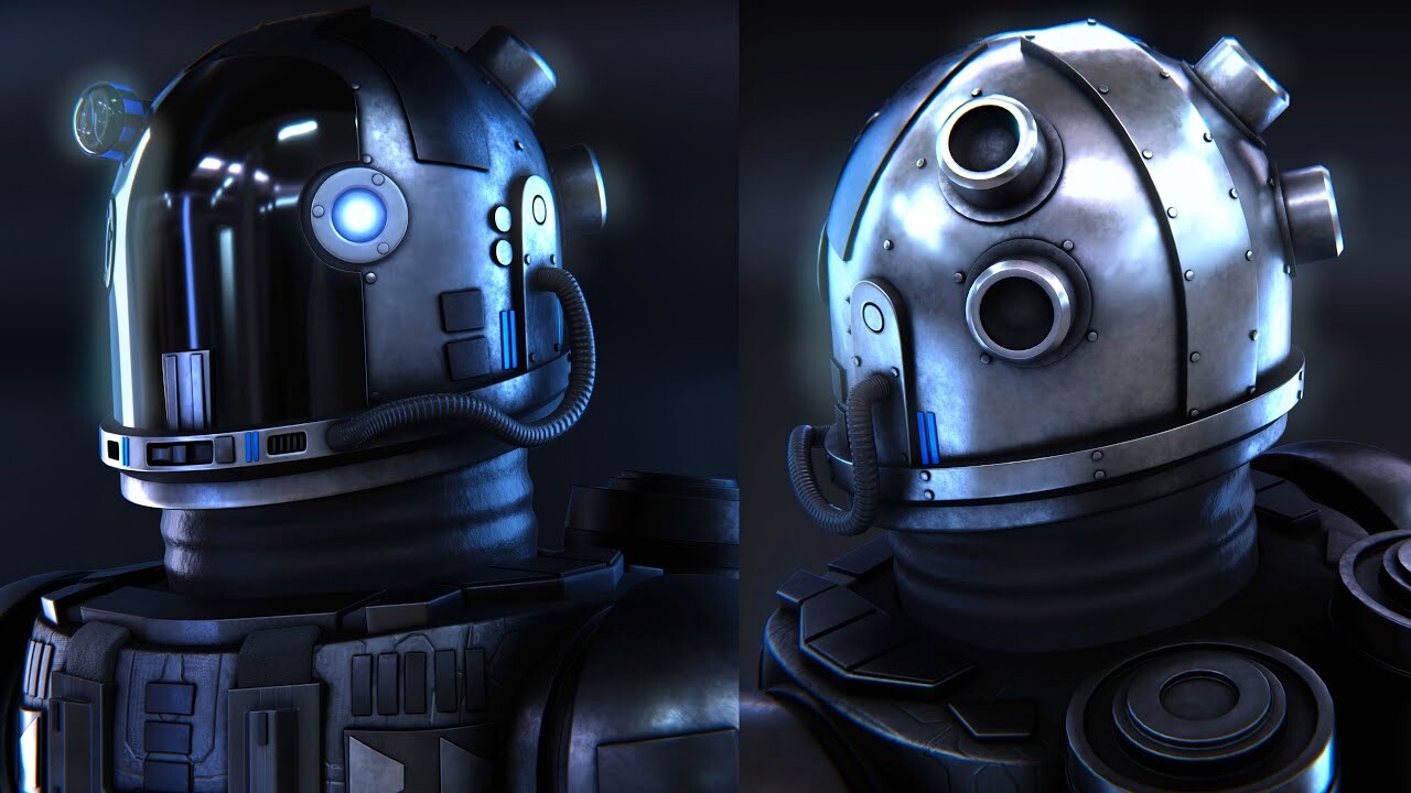 ArtStation - Sci-Fi Robot Concept Art (Blender 3d Character)