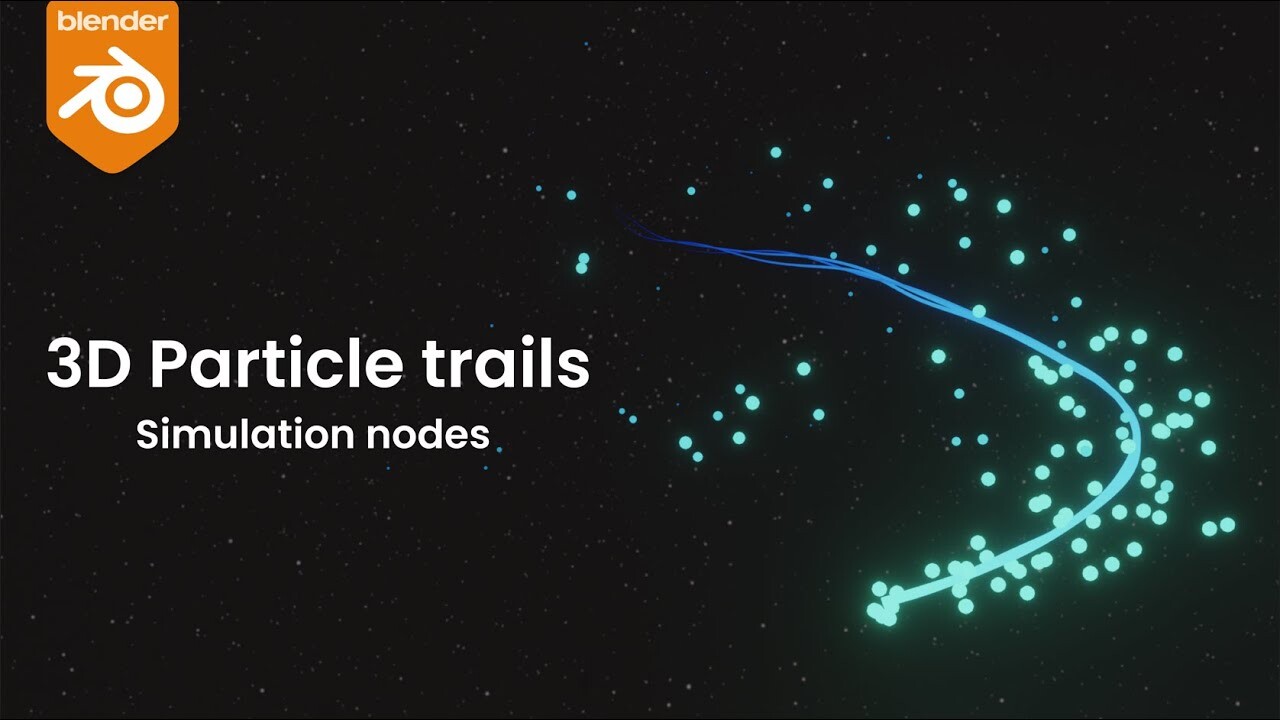 ArtStation - Particles trails on blender 3d