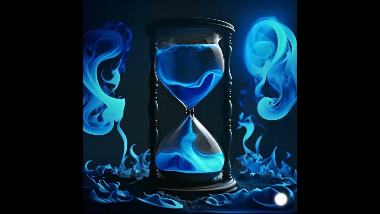 ArtStation - Fantastic Blue Sand Clock