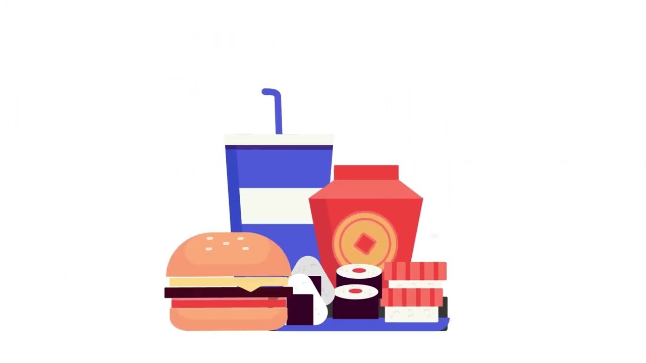 ArtStation - Animated advertising video for food delivery apps