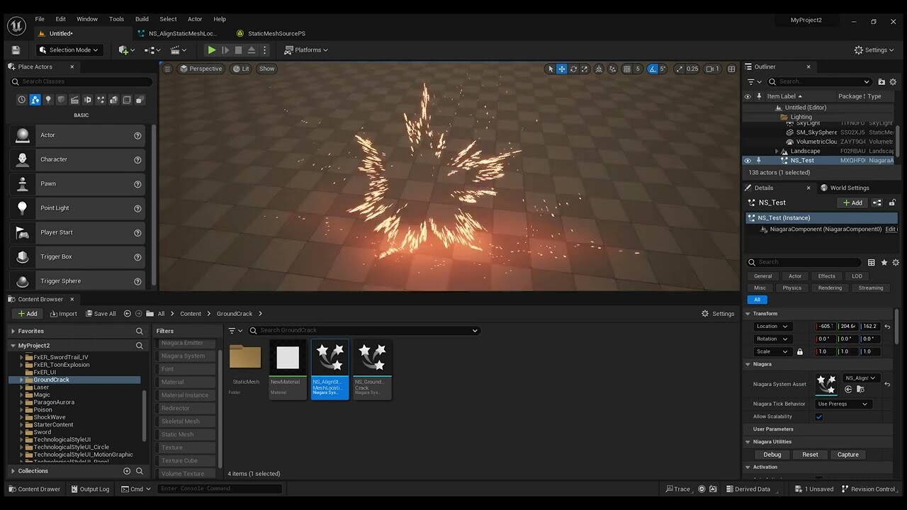 ArtStation - Align StaticMeshLocation To Camera