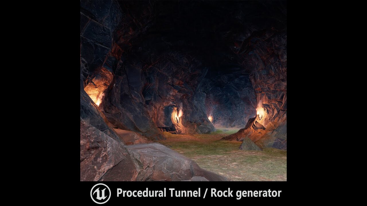 ArtStation - Procedural Tunnel / rock generator