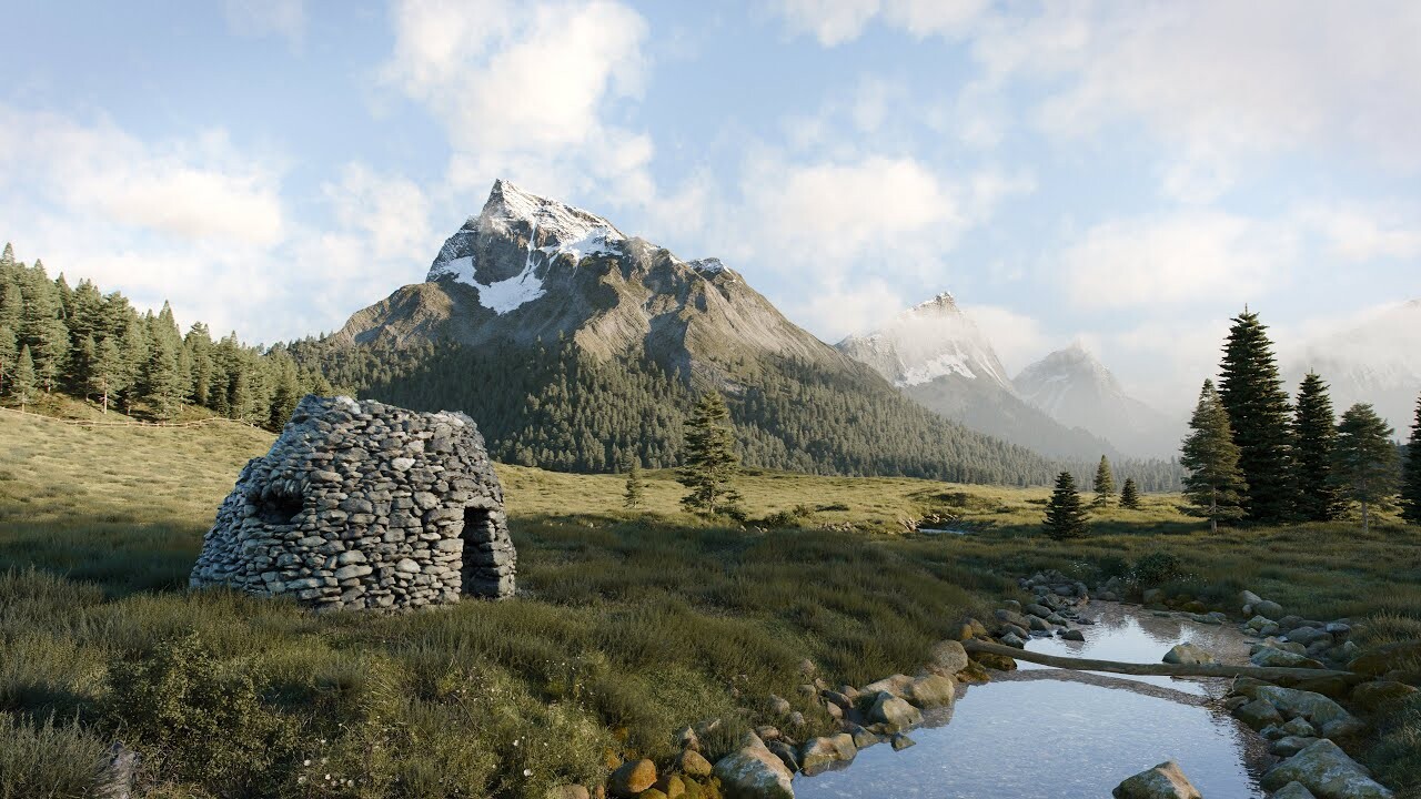 ArtStation - Gaea practice 2