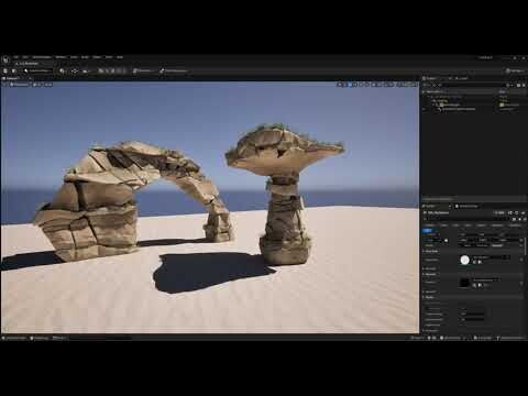 ArtStation - Procedural Cliff Tool : Houdini + Unreal Engine 5
