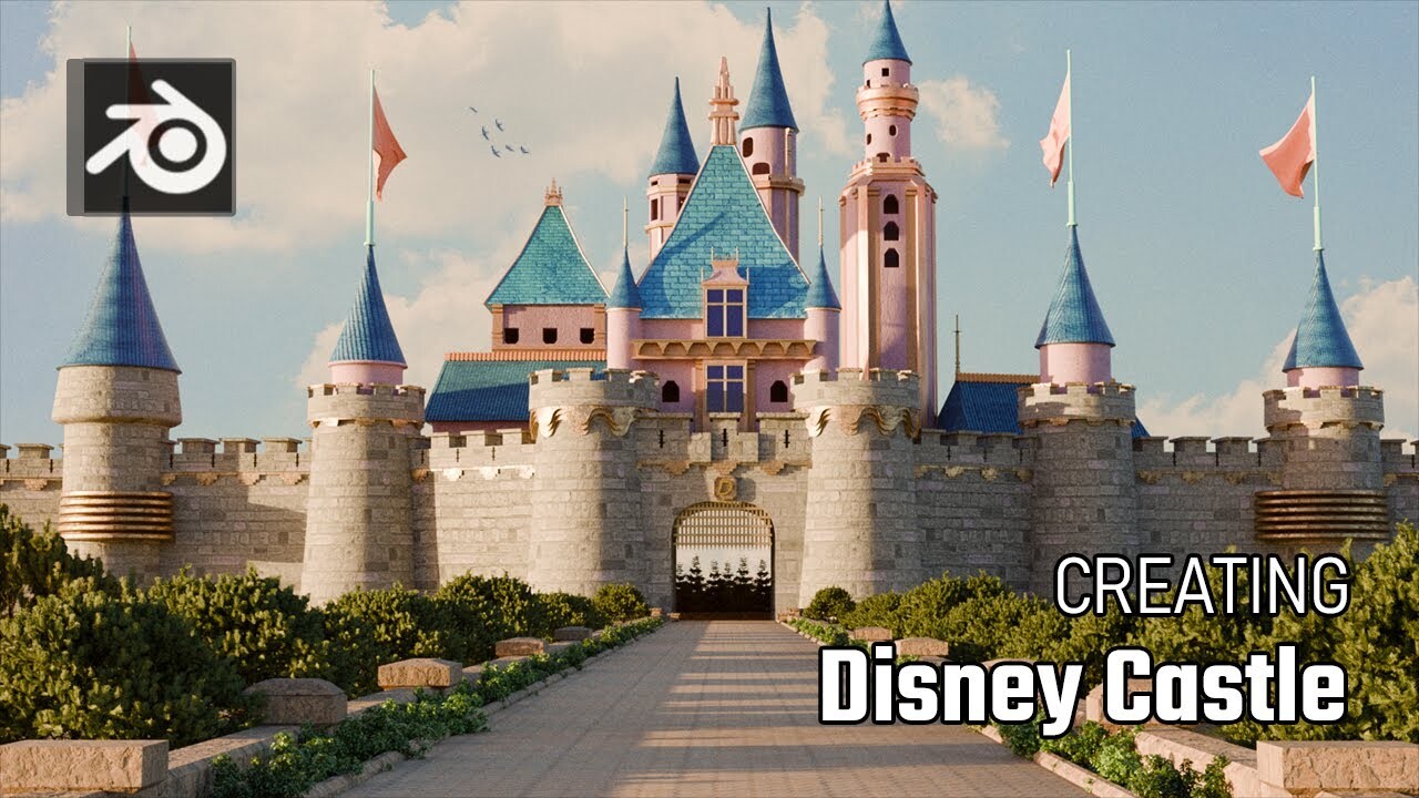 ArtStation - Disney Inspired Castle 3D Environment