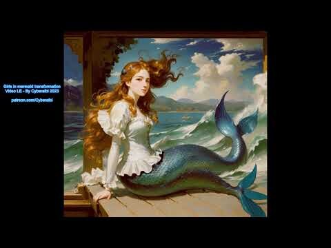 ArtStation - Girls in mermaid transformation - Video LE