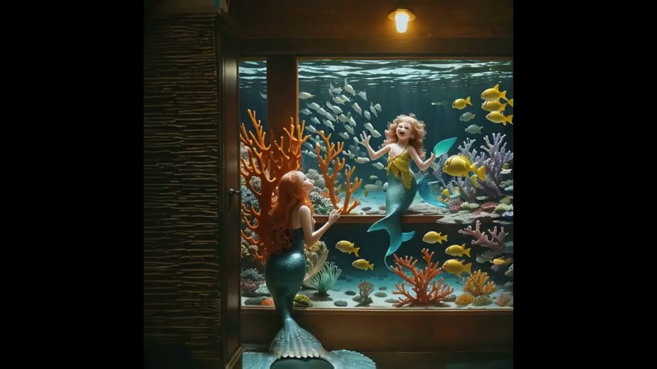 ArtStation - Mermaids dancing under the sea