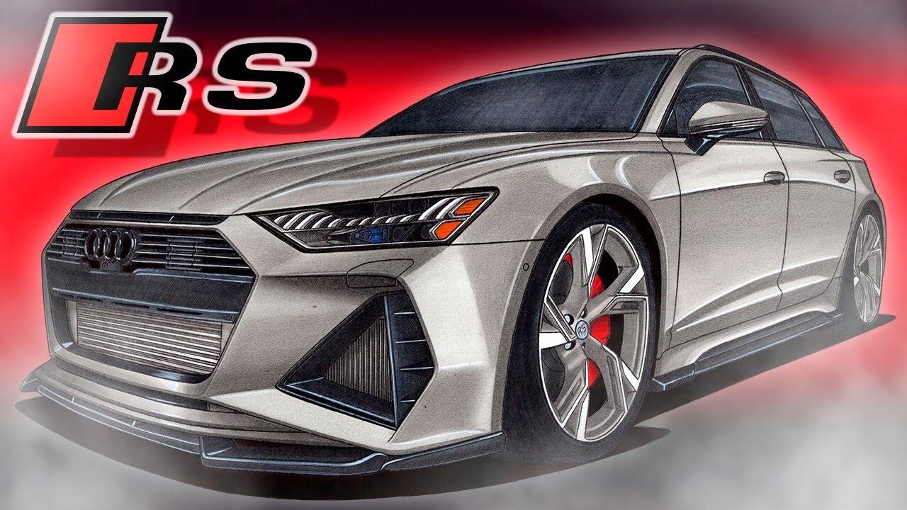 ArtStation - AUDI RS6 AVANT V8 BiTurbo C8