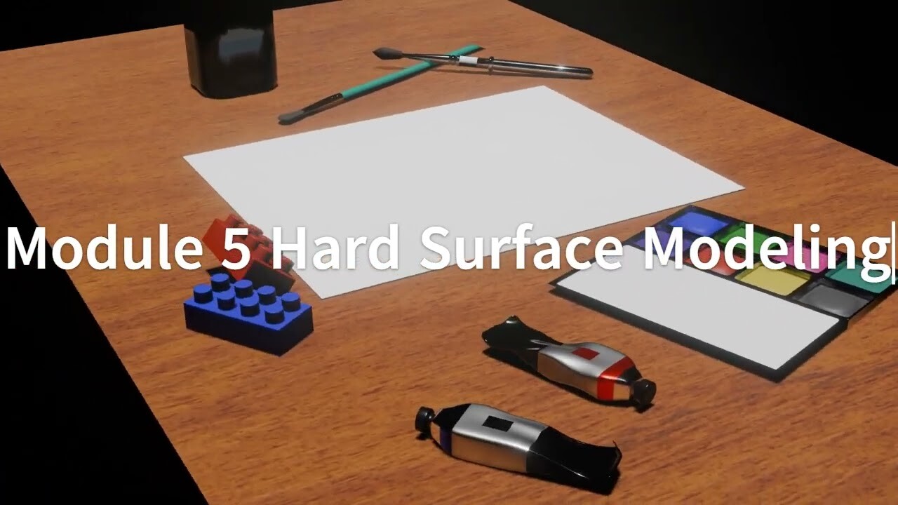 ArtStation - Module 5: Hard Surface Modeling "Painting"