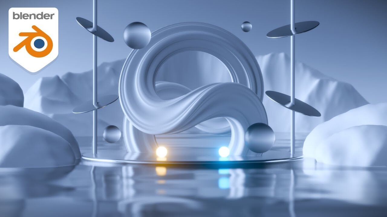 ArtStation - 3D Composition Blender EEVEE