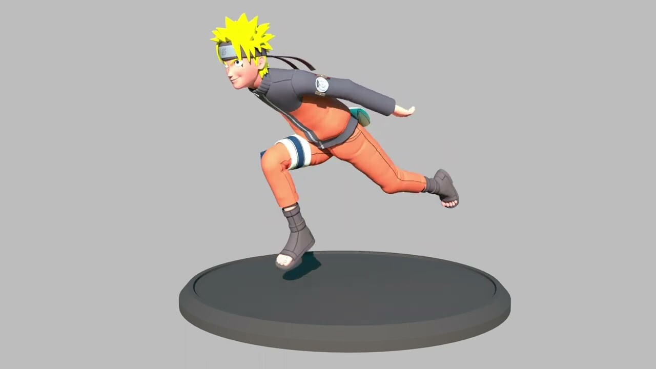 ArtStation - Naruto run cycle