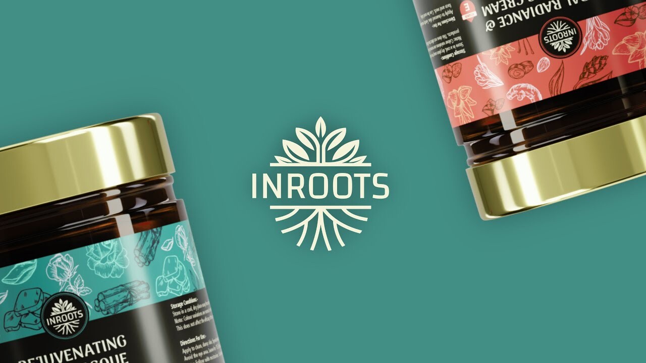 Hannan Ali - InRoots | 3D Herbal Cosmetic Products Animation