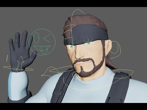 ArtStation - Solid Snake Rig V1