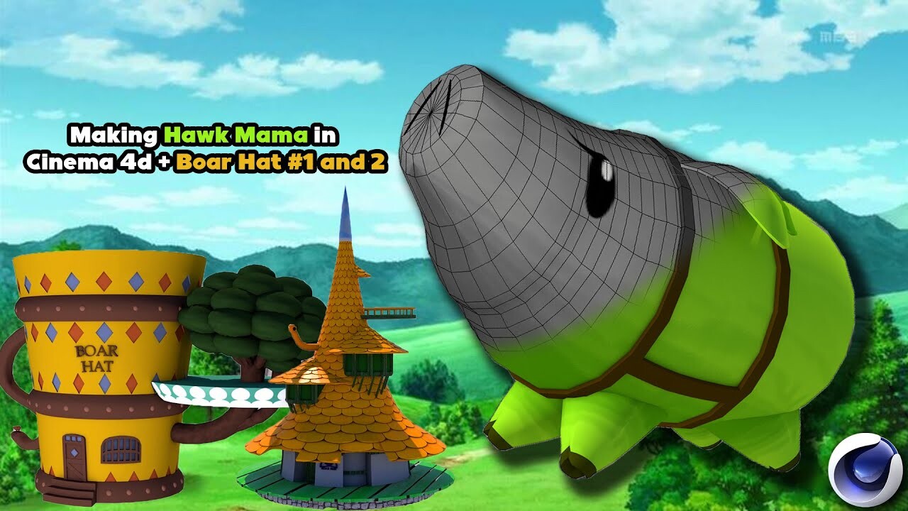 ArtStation - Hawk Mama and Boar Hat 1/2 (3d Model) (Nanatsu no Taizai ...