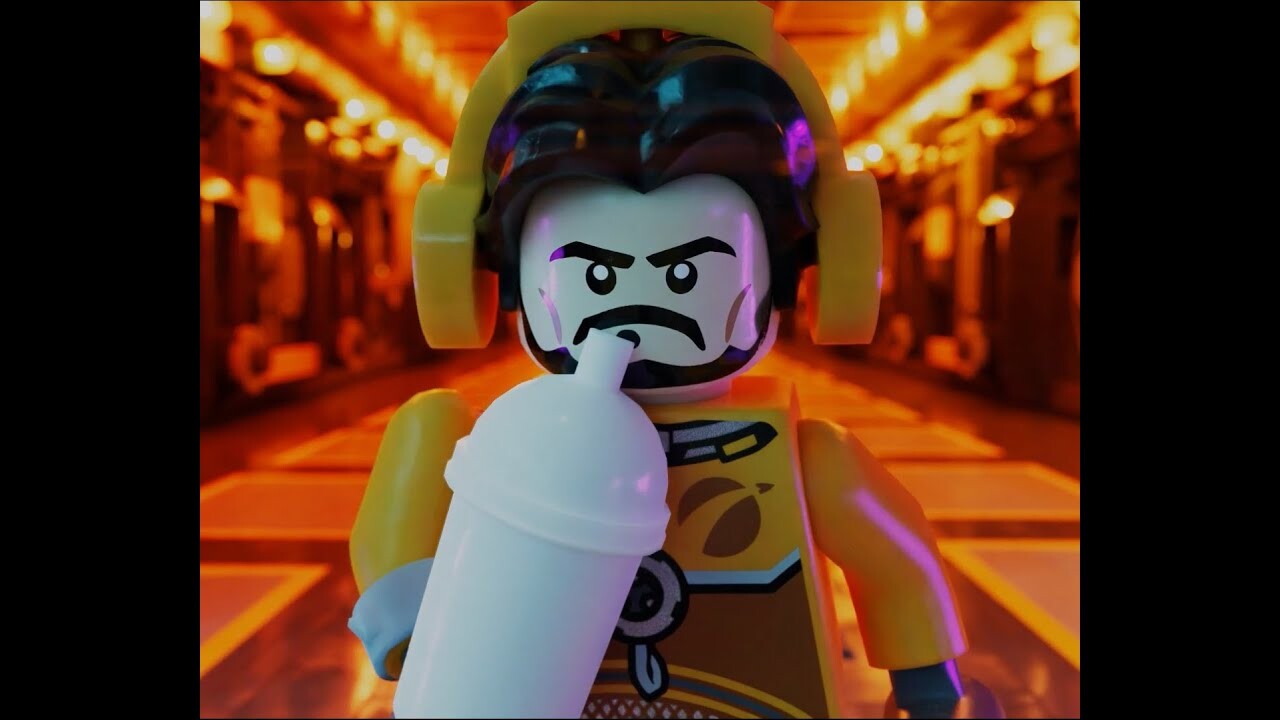 ArtStation - Jake Palmer vs 3 robots animation