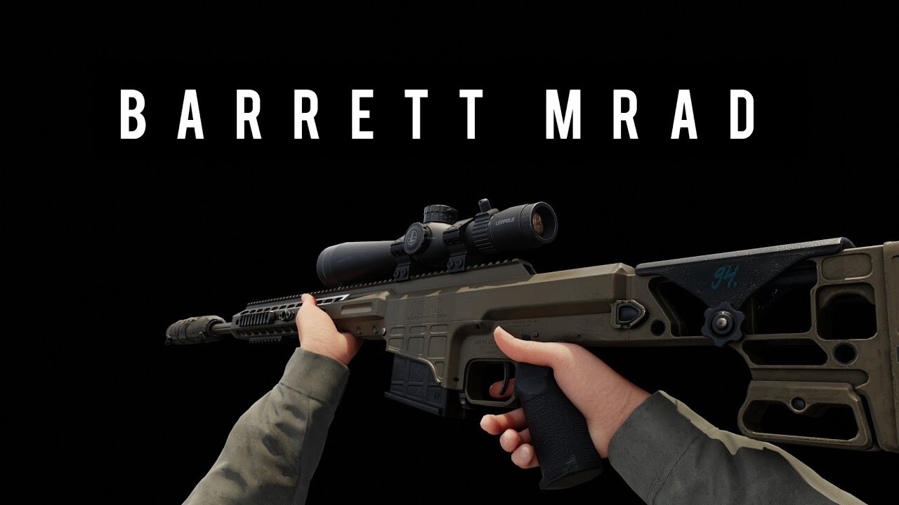 ArtStation - Barrett MRAD | Viewmodel animation