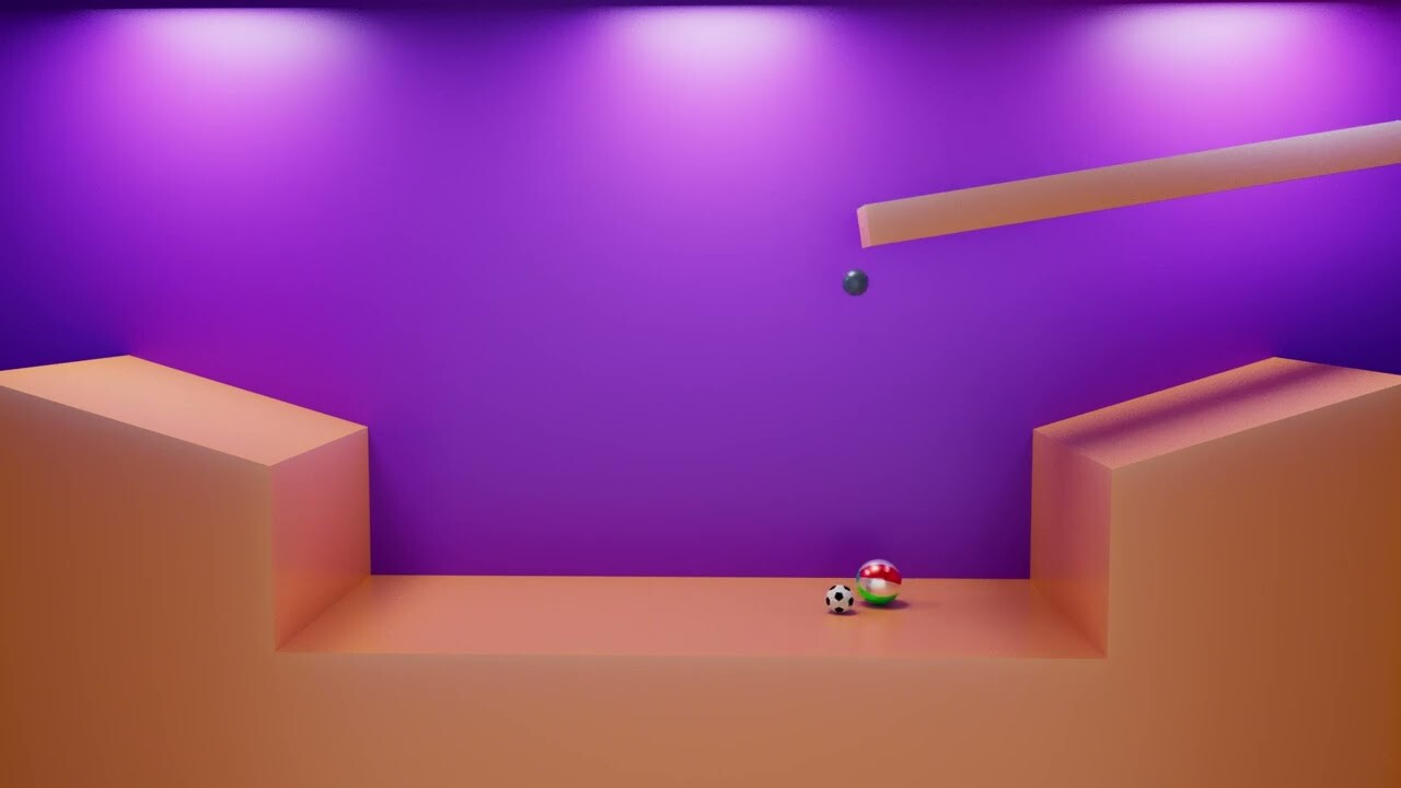 ArtStation - Bouncing Balls Animation