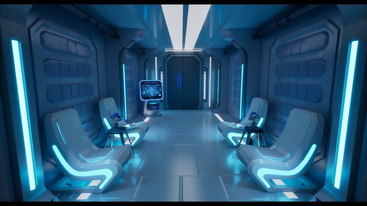 ArtStation - Cybercore Hallway