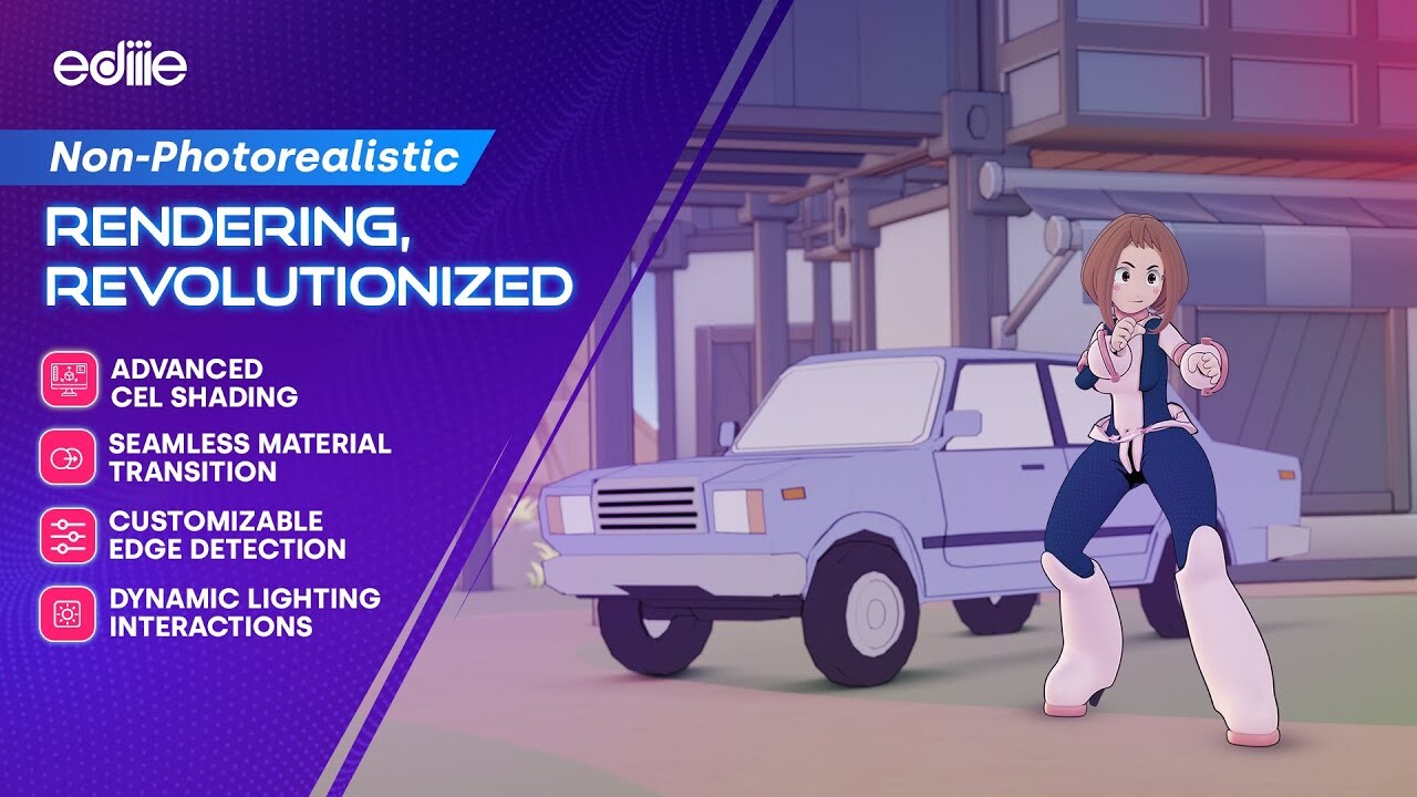 ArtStation - Transforming Stories with EDIIIE's Toon Shader Mastery