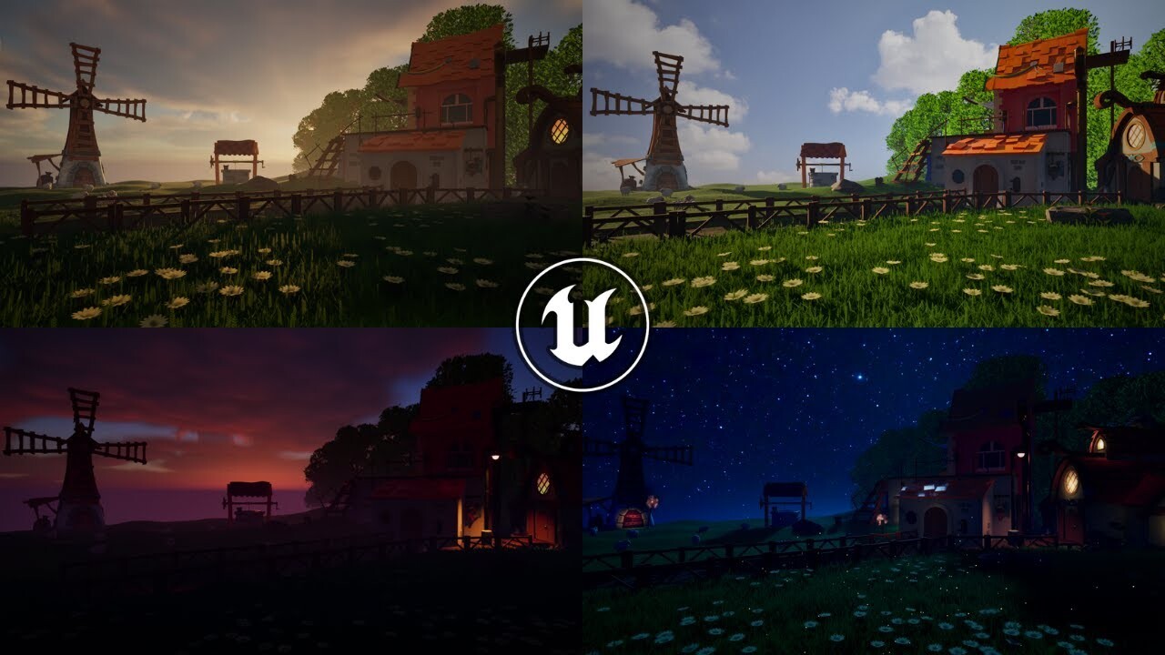 ArtStation - Unreal Engine 4 Time Outdoor lighting || Render