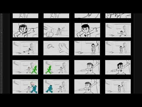 ArtStation - Storyboard for 2D cartoon