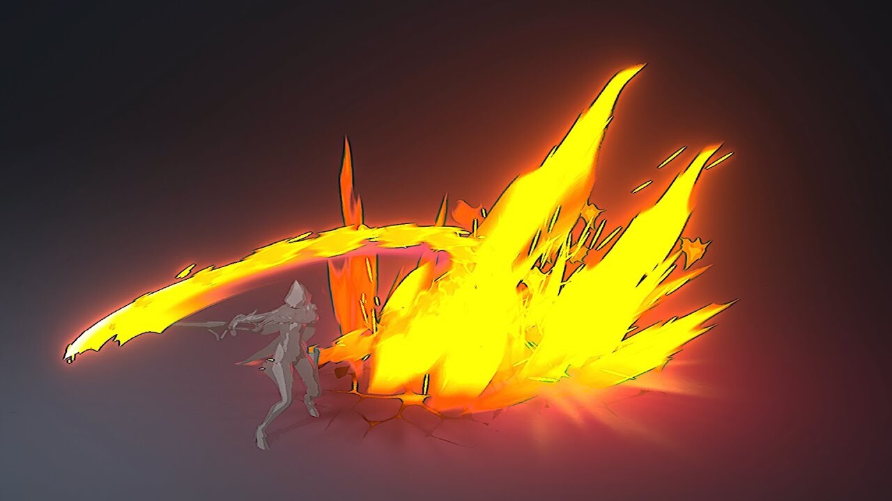 ArtStation - VFX - Fire Slash