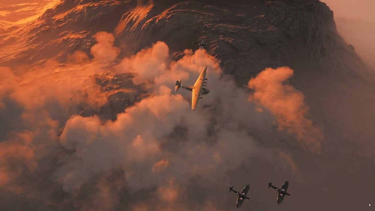 ArtStation - Sunset Flyover - UE5