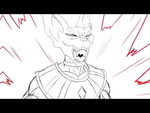 ArtStation - Beerus Full Power Rough Animation