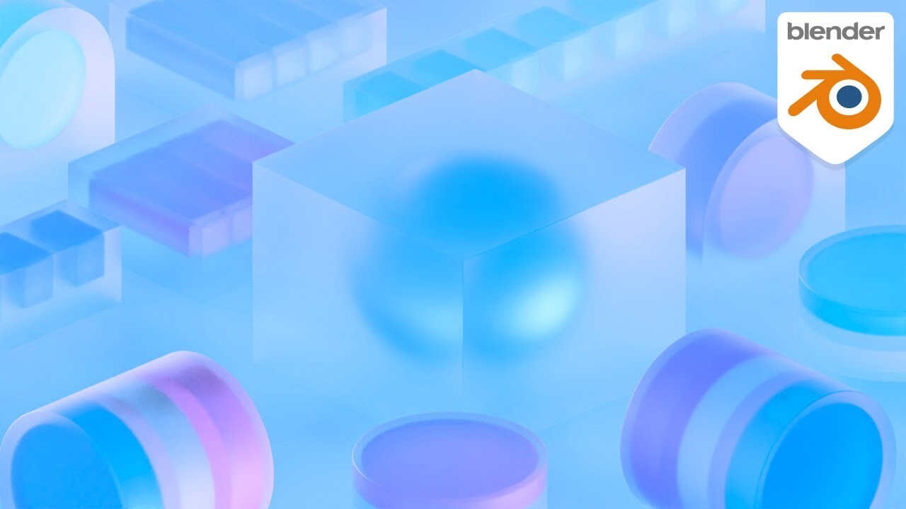 ArtStation - Frosted Glass Design In Blender