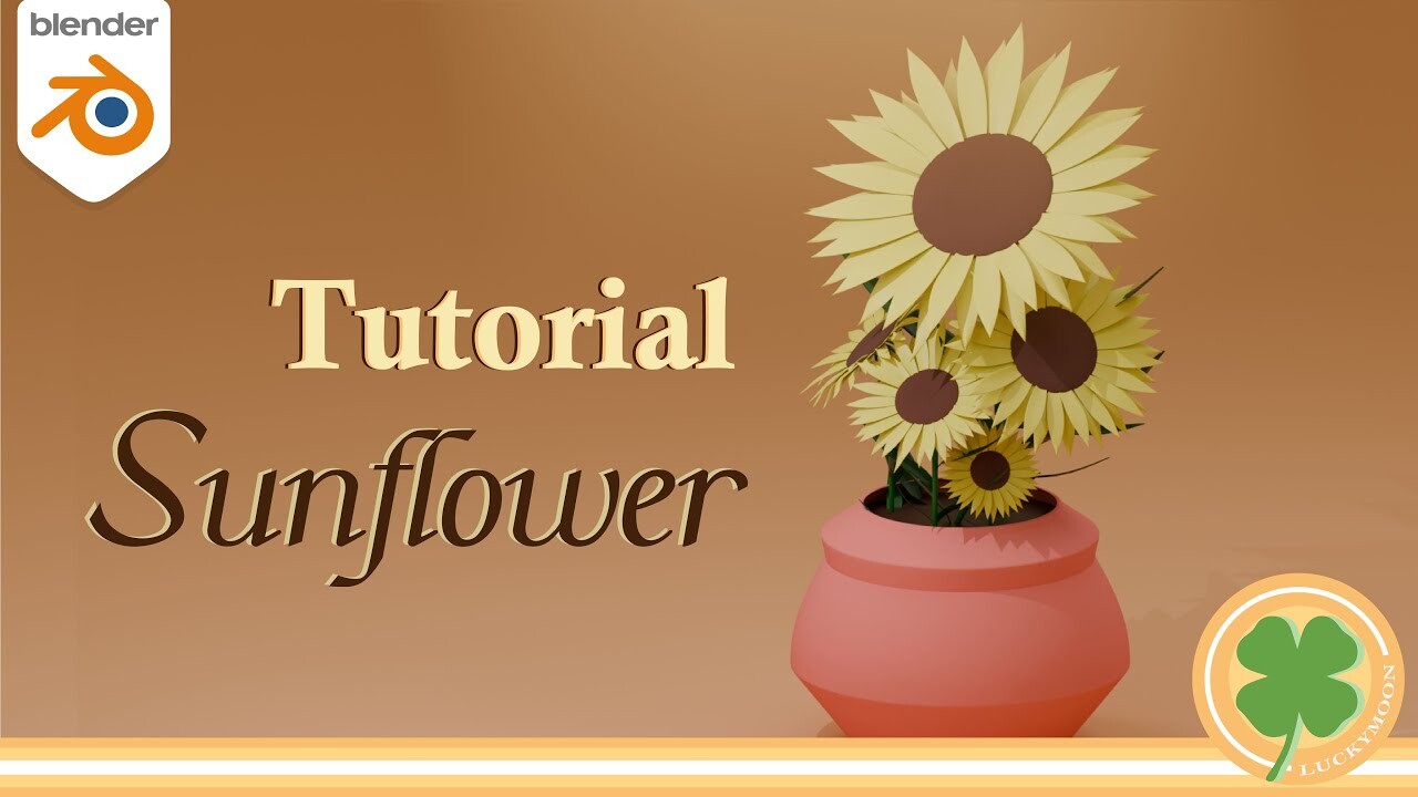ArtStation - Blender Tutorial I Sunflower