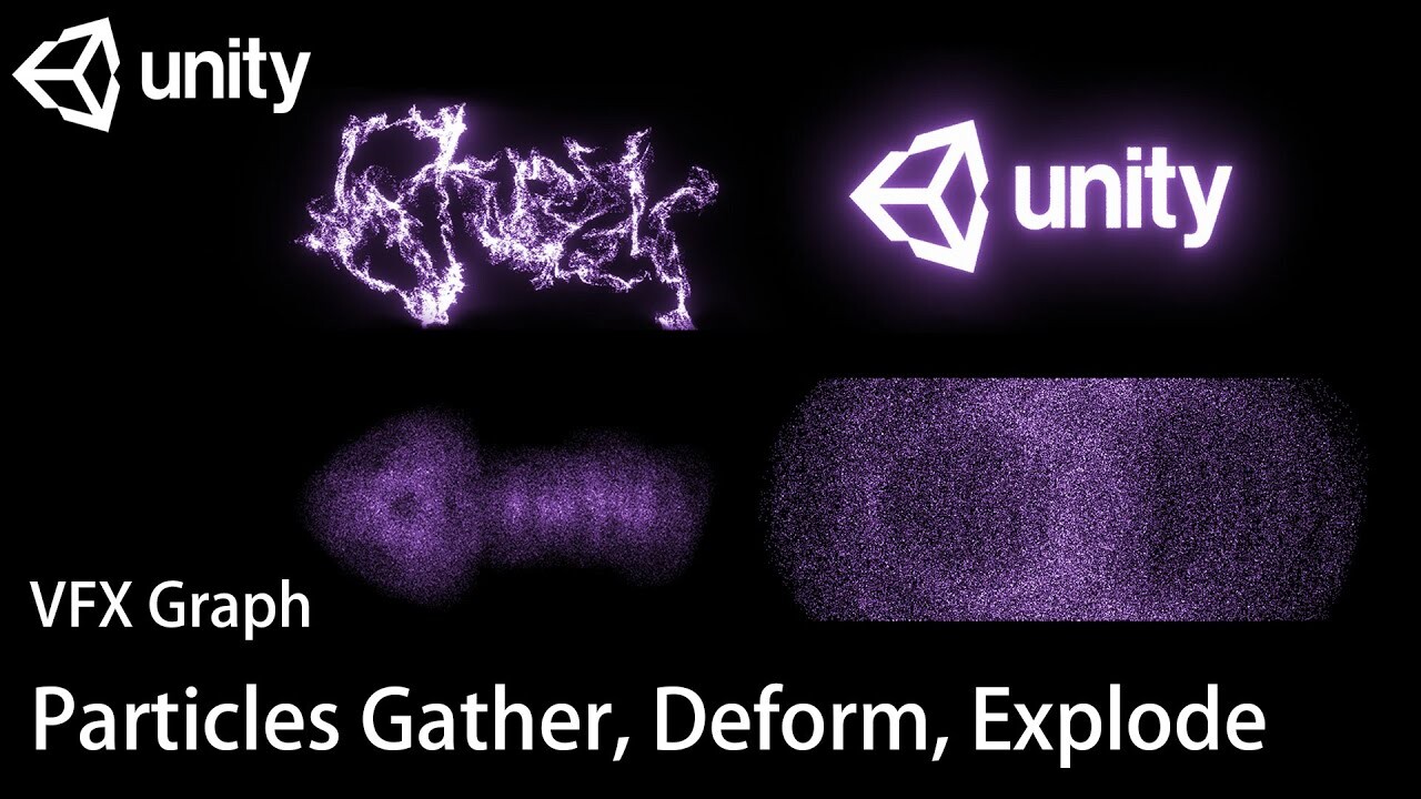 ArtStation - Unity VFX Graph - Particles Gather, Deform, Explode