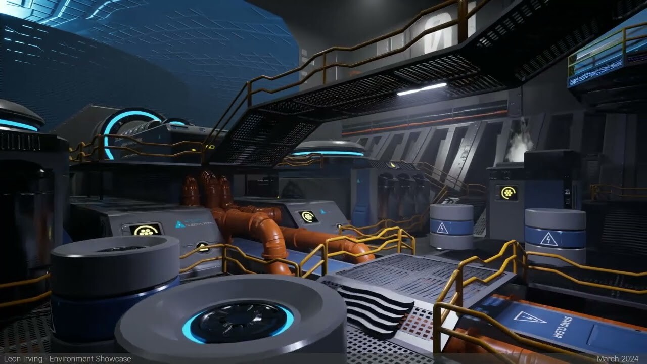 Leon Irving - Sci-Fi Reactor Environment