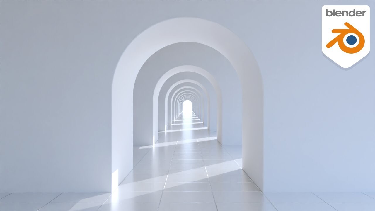 ArtStation - ABSTRACT ARCH LOOP ANIMATION