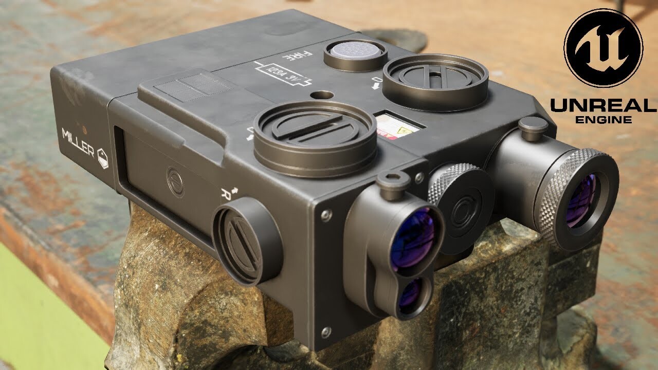 ArtStation - IR Pointer 3D Model Unreal Engine Realtime Render + Static ...