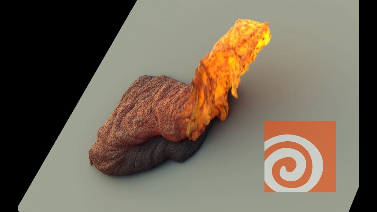 ArtStation - Houdini lava sim