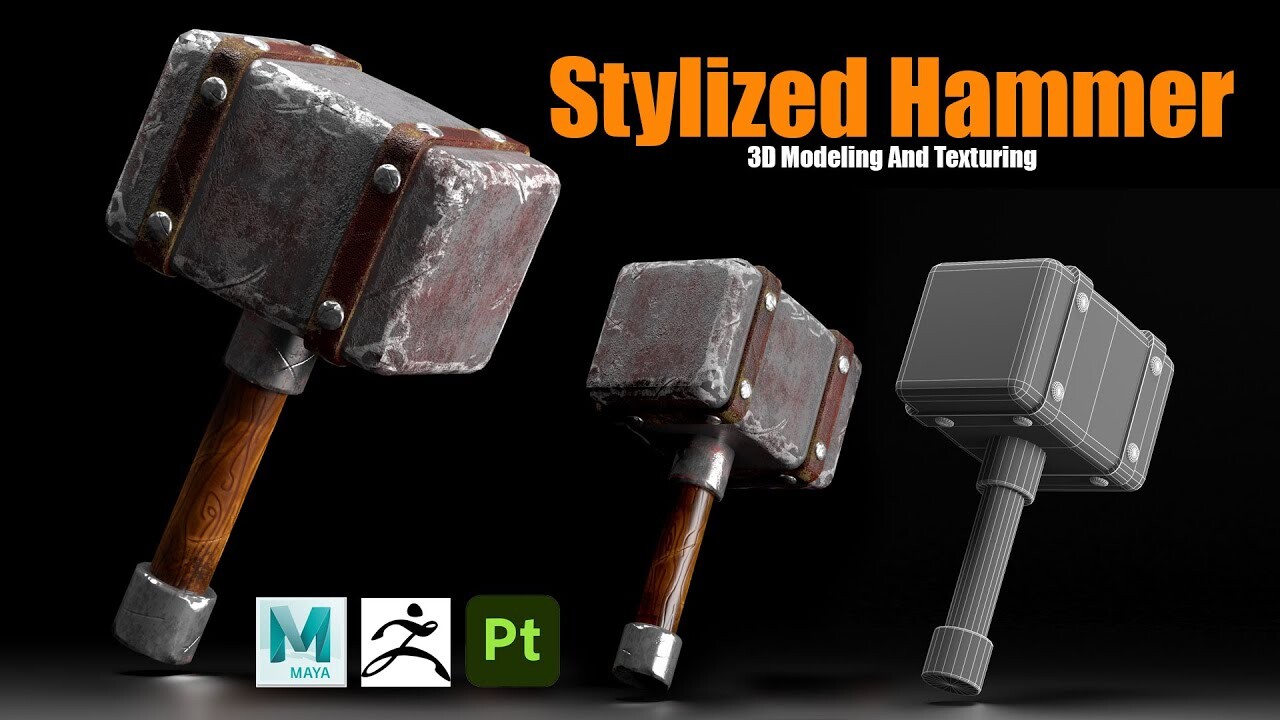 ArtStation - Stylized Hammer