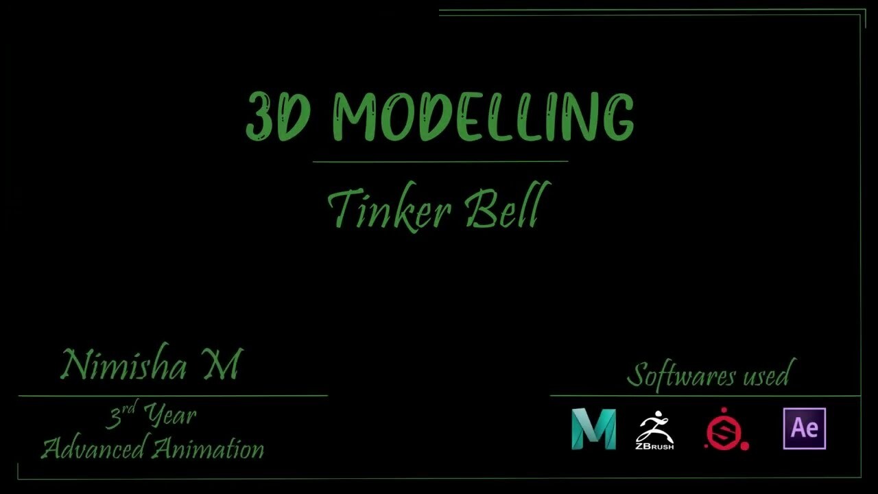 ArtStation - TINKER BELL RIGGED CHARACTER MODEL