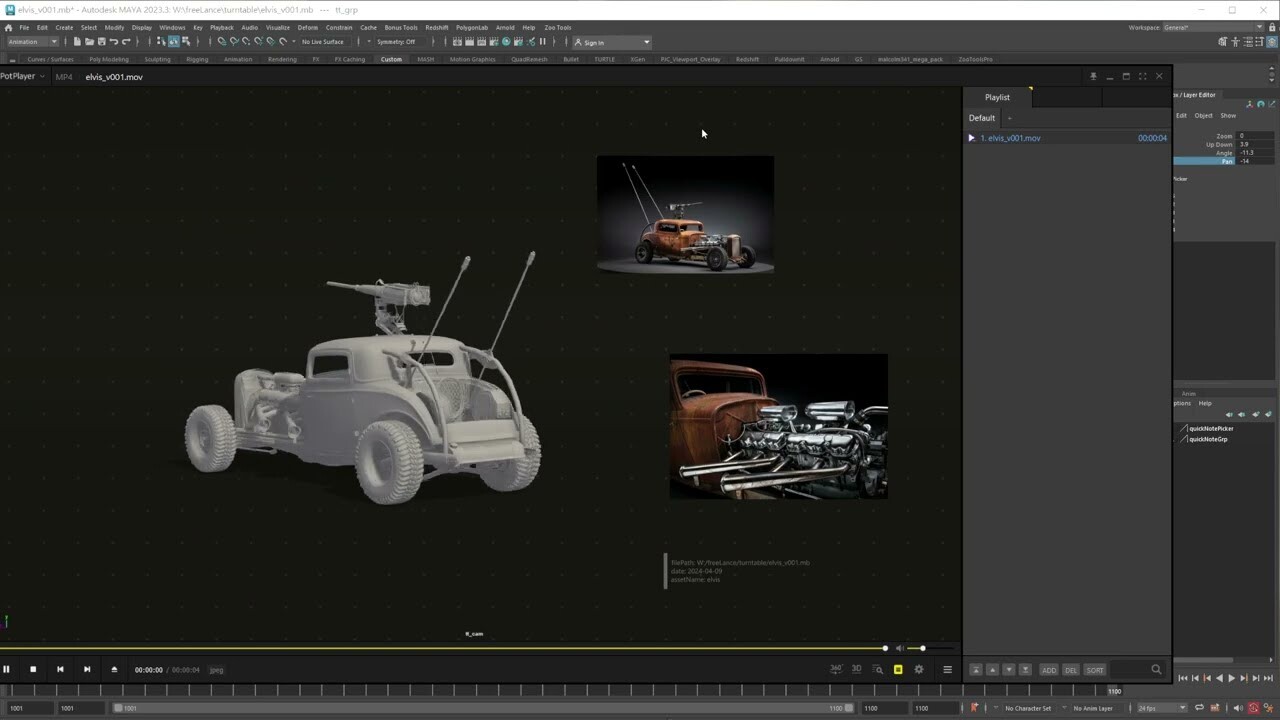 ArtStation - Auto Turn Table tool