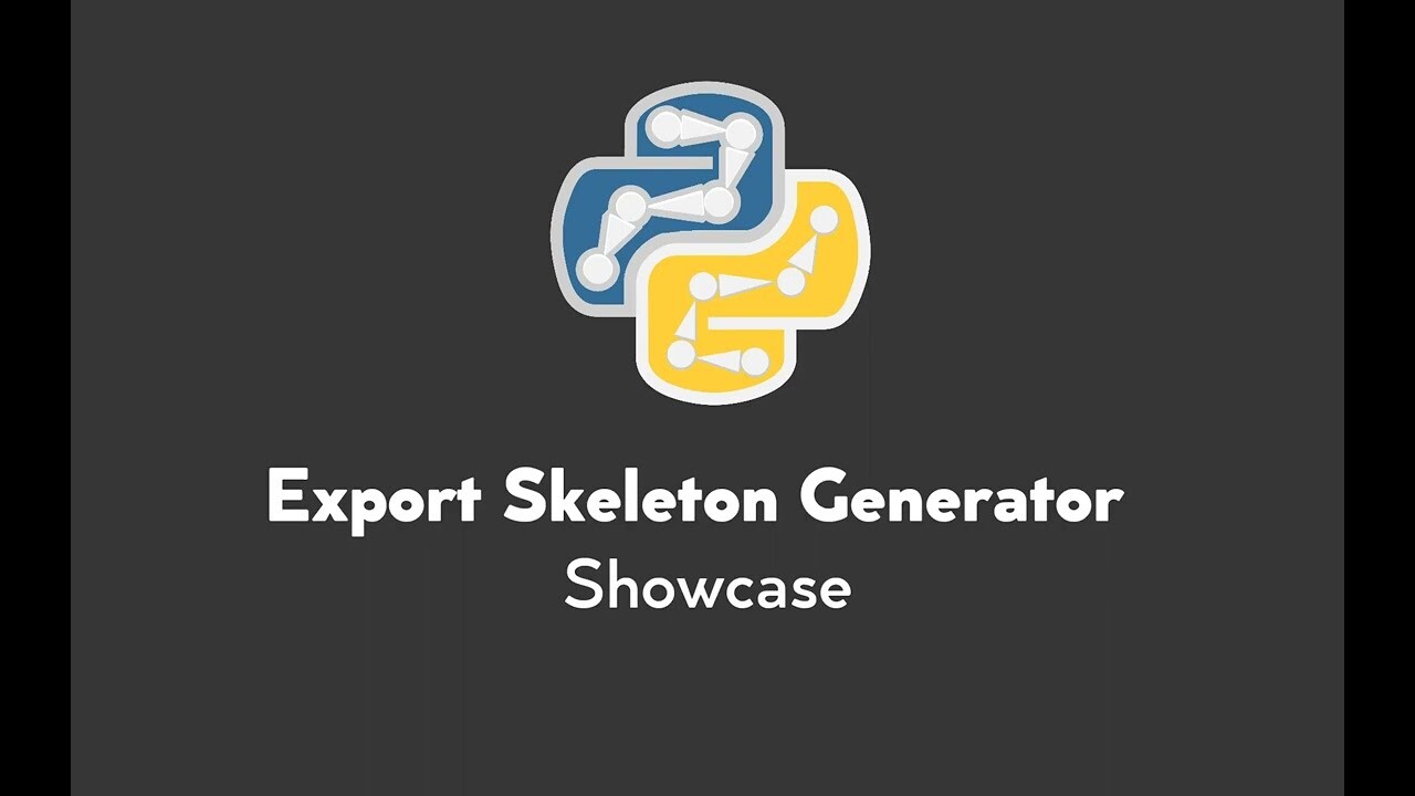 ArtStation - Export Skeleton Generator