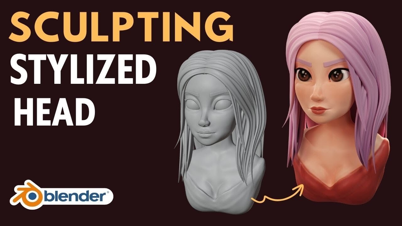 ArtStation - Blender How to Sculpt Stylized Head / Free Beginner Tutorial