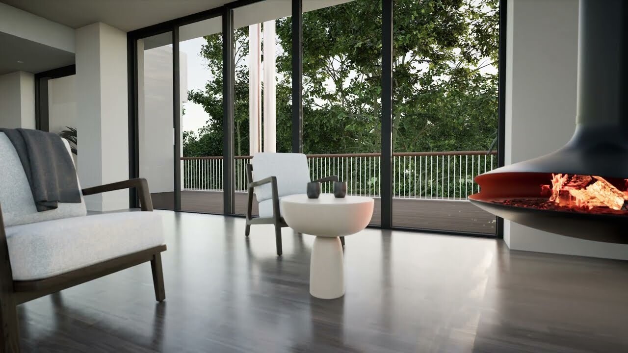 ArtStation - Architectural Visualisation Apartment Cinematic